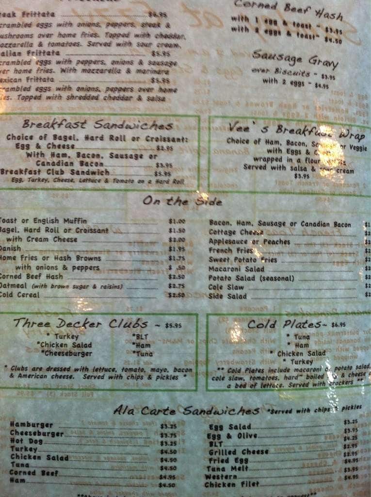 Menu at Ezzy's Restaurant, Rochester, Latta Rd