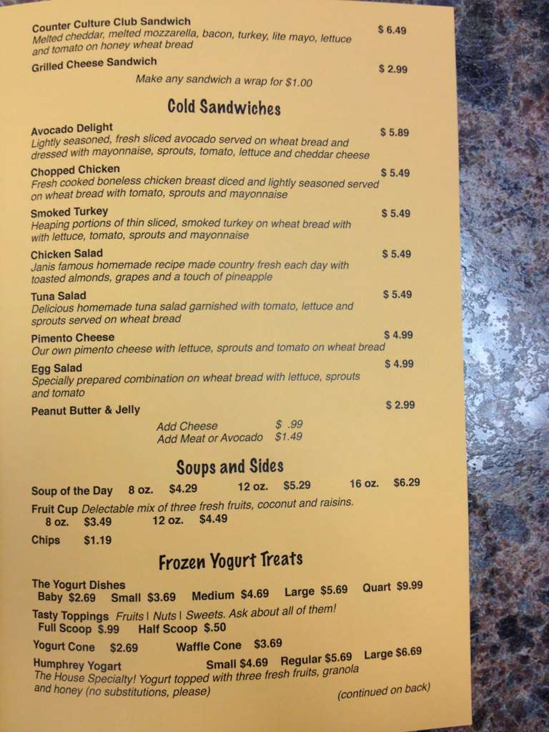 Counter Culture, West Monroe, Monroe - Urbanspoon/Zomato