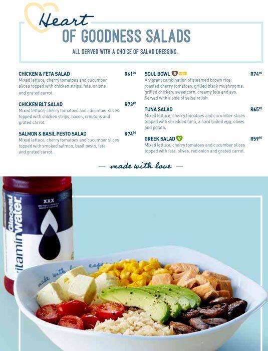 Menu at NetCafé cafe, Johannesburg, Mipark West Wing Hospital