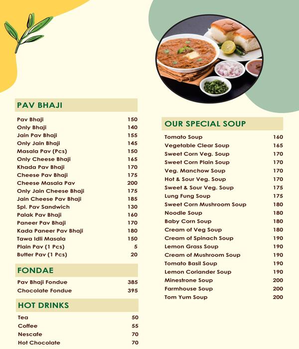 Menu of Celebrations By The Veg Treat, Dahisar East, Mumbai