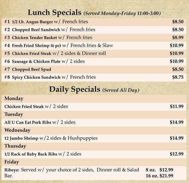 Menu at Red River Bar-B-Que & Grill, League City, E Main St B