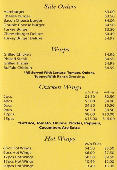 Menu at New Look Deli & Grill restaurant, New York City