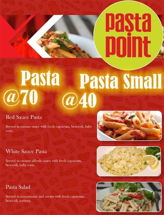 Pasta Point Menu, Menu for Pasta Point, Narayan Singh Circle, Jaipur ...