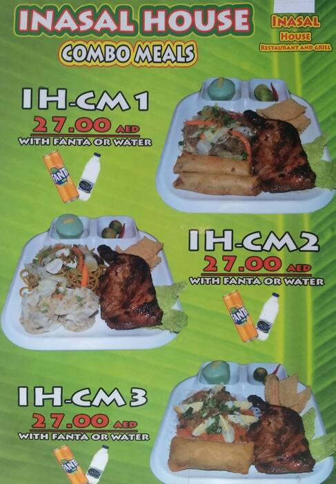 Carta de Mang Inasal House Restaurant & Grill, Dubai, Muraggabat Road ...