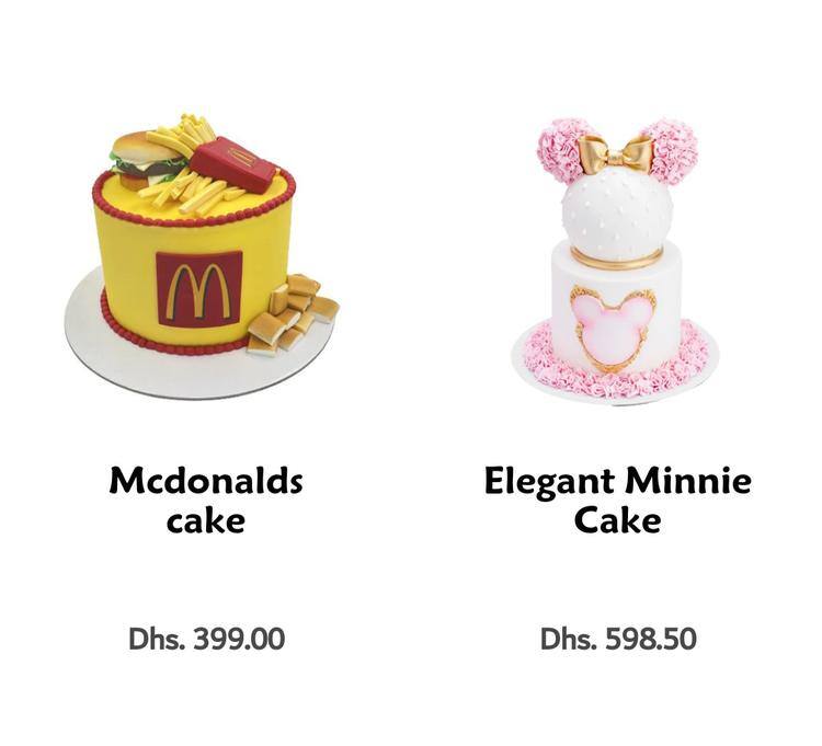 Menu of Mister Baker, Baniyas, Abu Dhabi