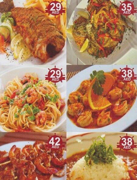 Menu at Marassi Al Khair Seafood Restaurant, Dubai