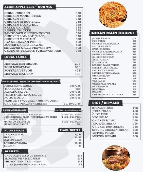 Menu at STR8UP NIGHT CLUB, Hyderabad