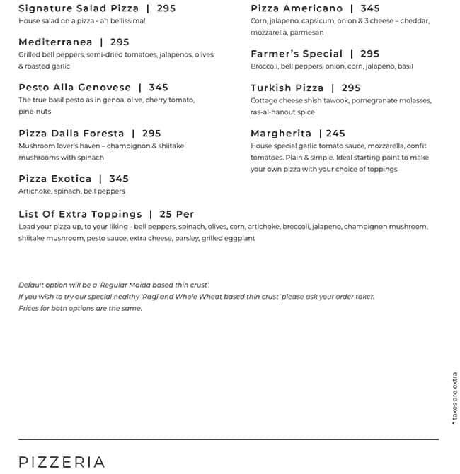 Menu at JAL & JALEBI, Rishikesh, Barrage Road