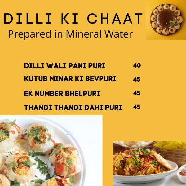 Menu of Dil Se Dilli, Prabhadevi, Mumbai