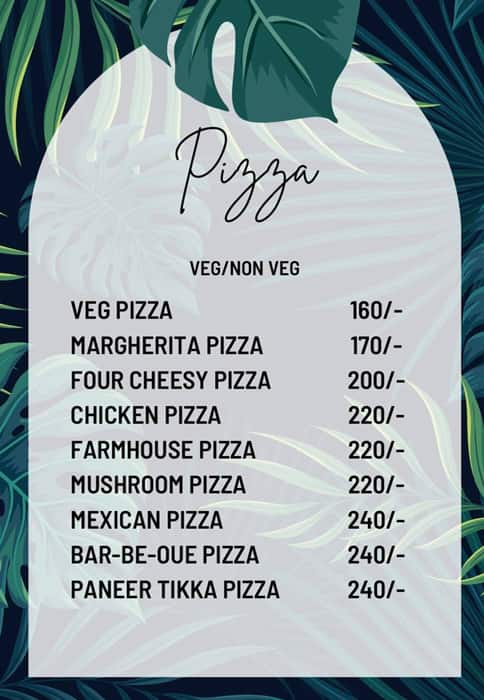 Menu of Cafe Shiv Alley, Rohini, New Delhi