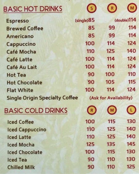 Figaro Menu, Menu for Figaro, Ortigas, Mandaluyong City - Zomato ...