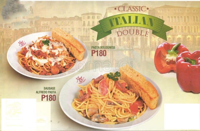 Menu at Bonifacio High Street cafe, Taguig, H323+22C