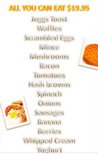 Menu at Jugs pub & bar, Hamilton