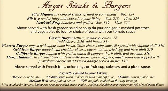 Menu at The Randazzo's Grid Iron pub & bar, Charlotte