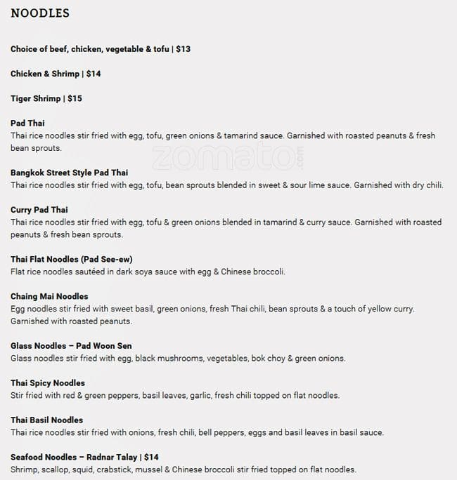 Menu at Twin Fish restaurant, Mississauga, 80 Courtneypark Dr E