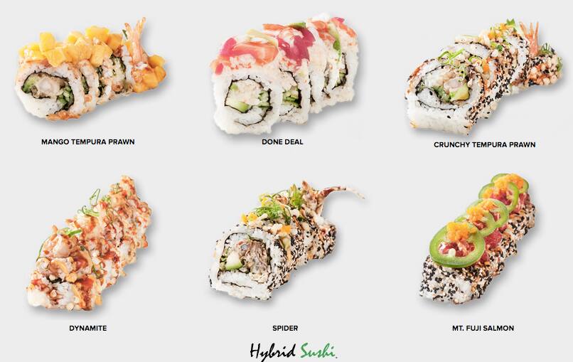 Menu at Sushi Izu restaurant, Subiaco, 29 Station St