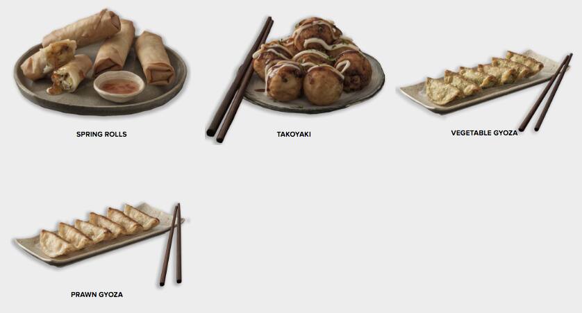 Menu at Sushi Izu restaurant, Subiaco, 29 Station St