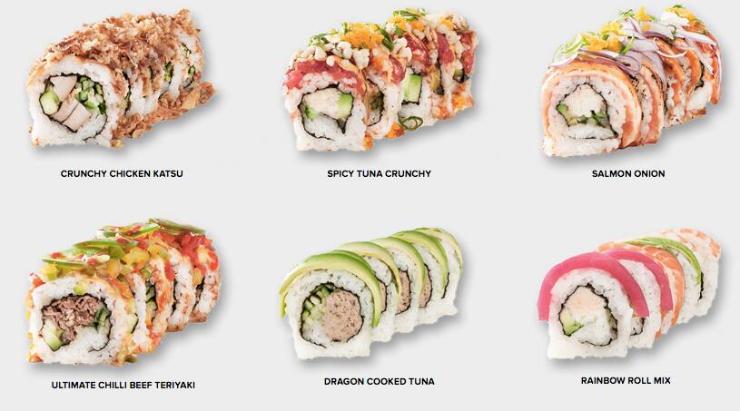 Menu at Sushi Izu - Livingston (Woolworths) fast food, Canning Vale