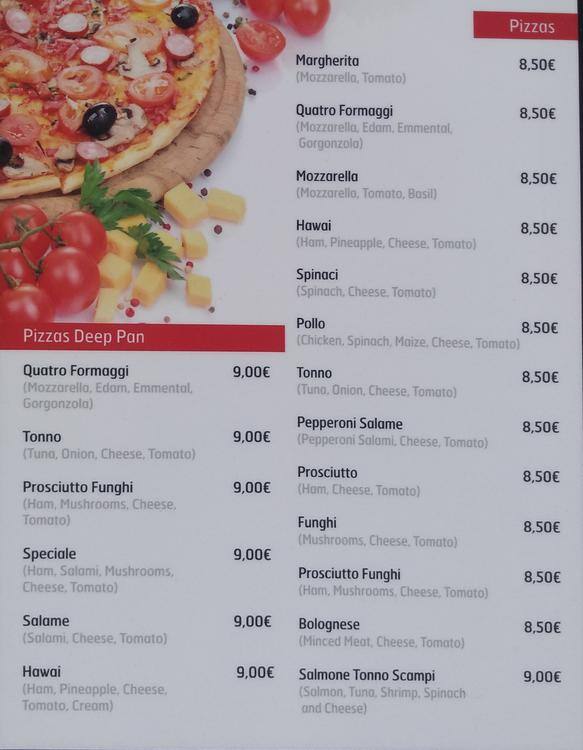 Menu at 6 Paragrafo pub & bar, Albufeira