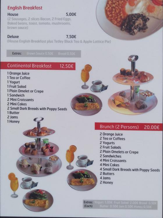 Menu at 6 Paragrafo pub & bar, Albufeira