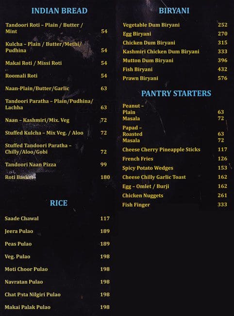 Menu at Neel Restaurant, Bengaluru, 3