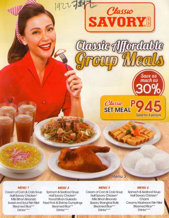 Menu at Classic Savory - SM City Sucat restaurant, Parañaque, L1 SM ...