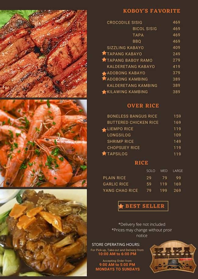 Menu at Kaka Resto Bar, Pasay, Macapagal Boulevard 33 HK Sun Plaza ...