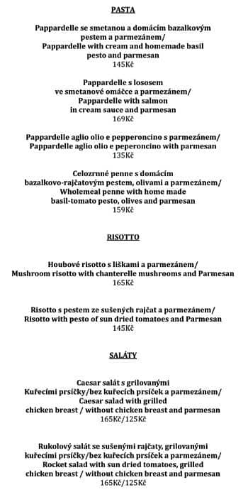 Menu at The Street Burgers, Street food and Cocktails Prague 1 ...