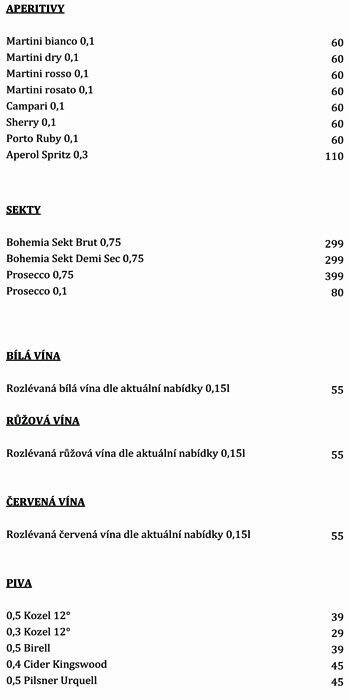 Menu at The Street Burgers, Street food and Cocktails Prague 1 ...
