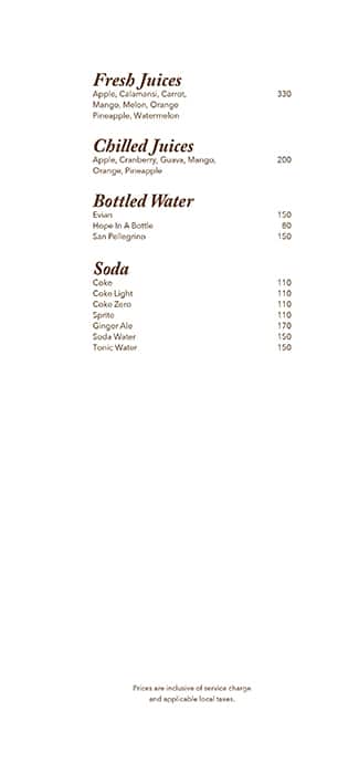 Menu at Misto at Seda Nuvali restaurant, Santa Rosa, Seda Nuvali