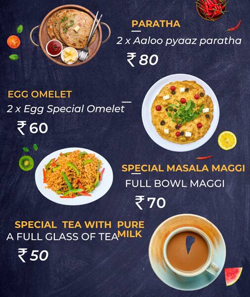 Menu of Paratha Bazar, Mayur Vihar Phase 1, New Delhi