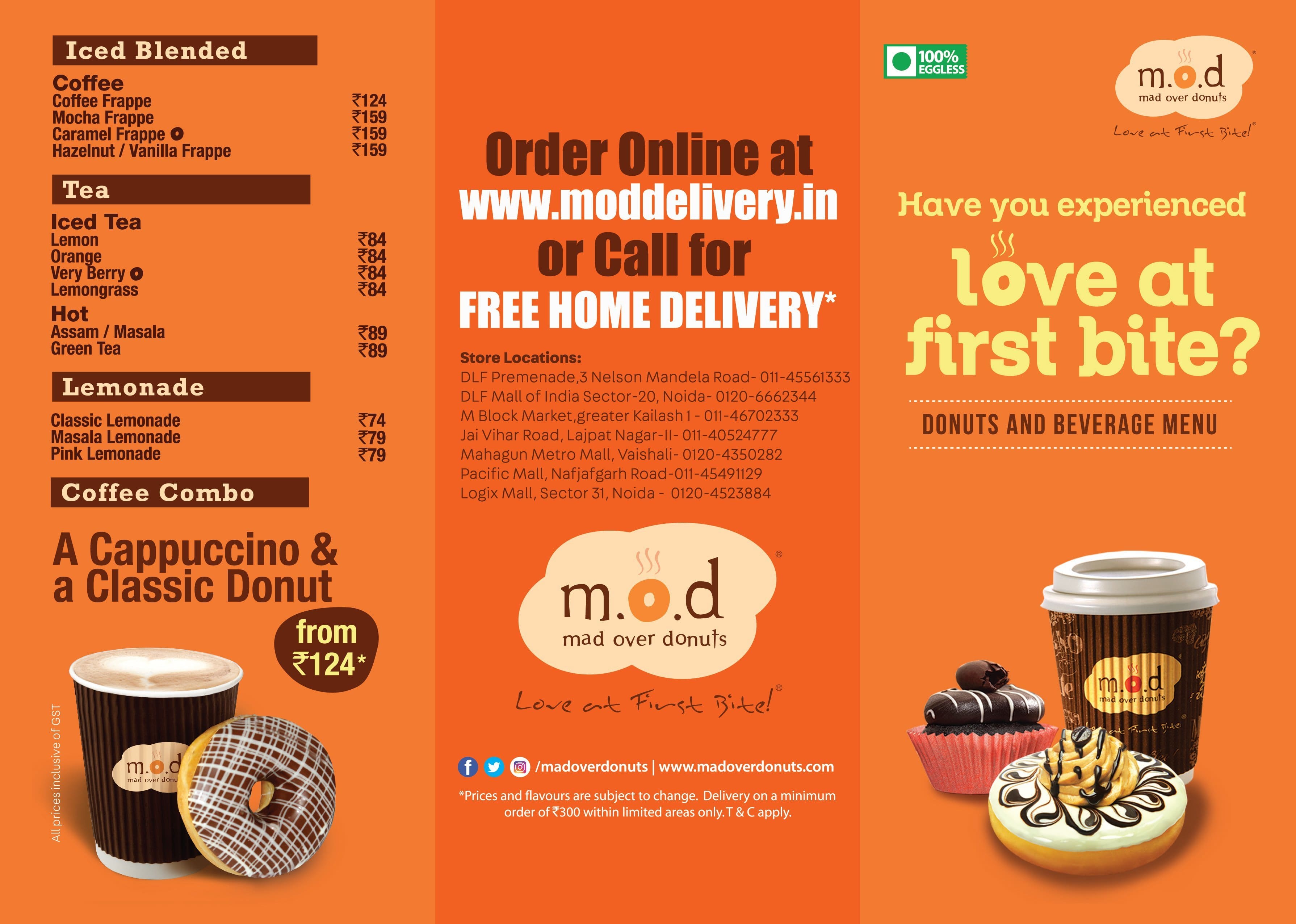Mad Over Donuts Menu, Menu for Mad Over Donuts, Swargate, Pune - Zomato