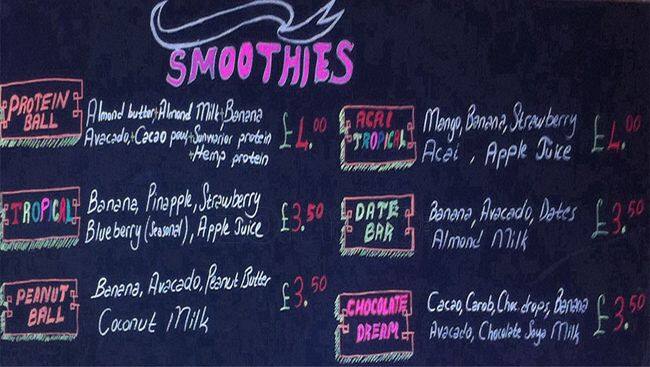 Menu at Organico pub & bar, Epsom, Kings Shade Walk