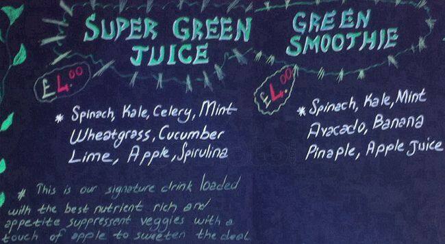 Menu at Organico pub & bar, Epsom, Kings Shade Walk