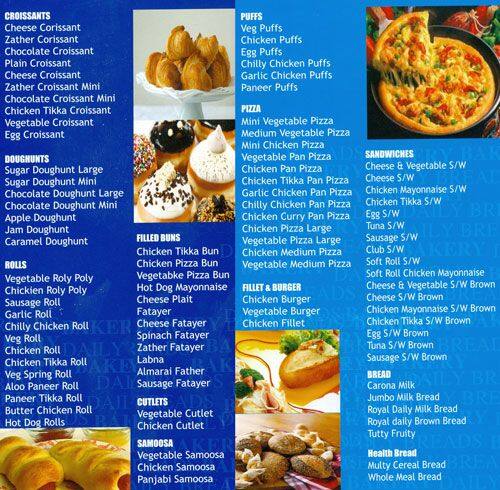 Daily Breads Bakery Menu, Menu for Daily Breads Bakery, Al Nud, Sharjah ...