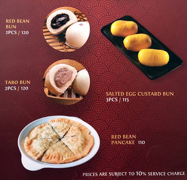 Menu at Shi Lin restaurant, Muntinlupa