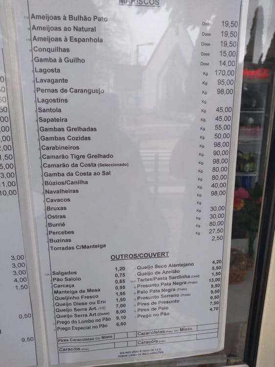 Tico Tico, Alvalade, Lisboa का मेनू - Zomato Portugal