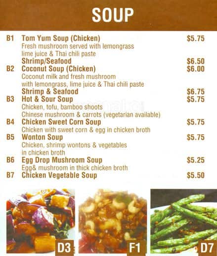 Menu at Yummy Garden restaurant, Toronto, Victoria Park Ave