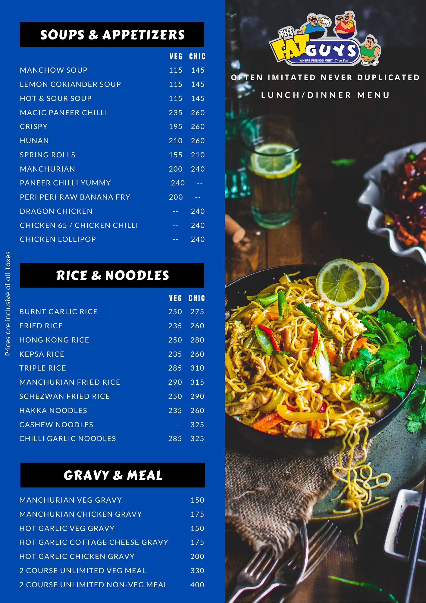 Menu at The Fat Guys, Navi Mumbai, Shop 5 Plot 43