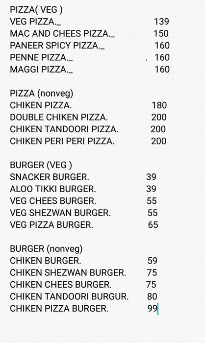 Menu of The Royal Kichens, Chembur, Mumbai