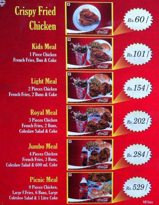 City Fried Chicken Menu, Menu for City Fried Chicken, Gandhipuram ...