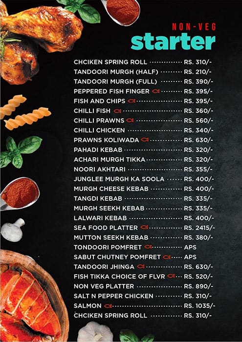 Menu at Royal Rasoi Marina, Navi Mumbai, Shop No 48