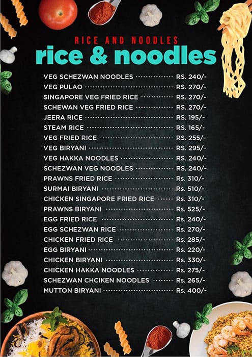 Menu at Royal Rasoi Marina, Navi Mumbai, Shop No 48