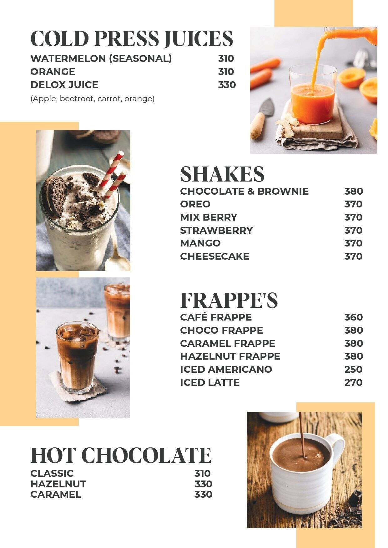 Menu at Foresta Multi-Cuisine Restaurant, Dehradun