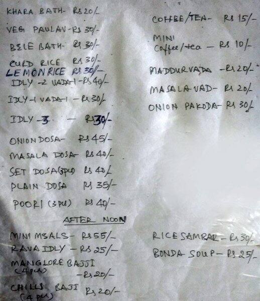 Chandra Cafe Menu, Menu for Chandra Cafe, Yelahanka, Bangalore - Zomato