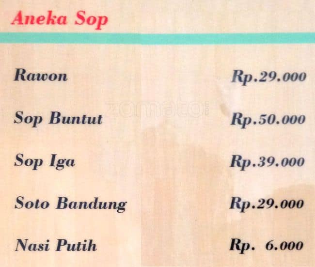 Menu at Sam's Strawberry Corner cafe, Tangerang, Ruko Piazza del Espana