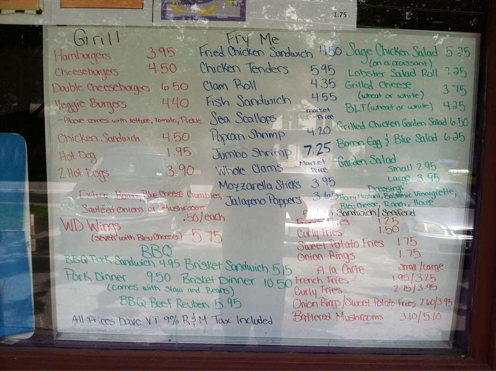 Whippi Dip Menu, Menu for Whippi Dip, Fairlee, Fairlee - Urbanspoon/Zomato