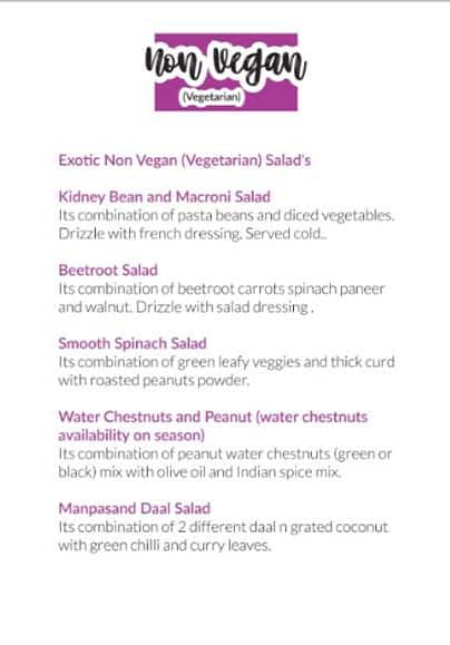 Menu of Krupamehtaspakwan, Kandivali West, Mumbai