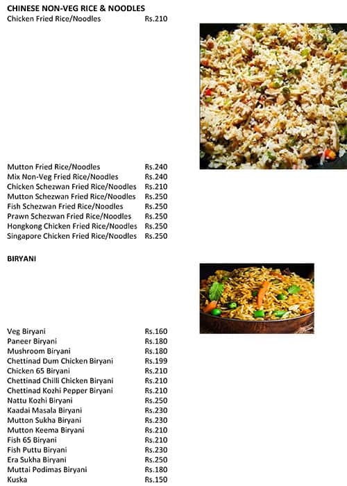 Menu at JK BAR, Coimbatore