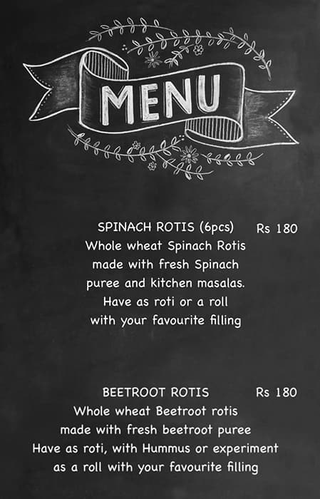 Menu of Earthy Staples, Jogeshwari, Mumbai